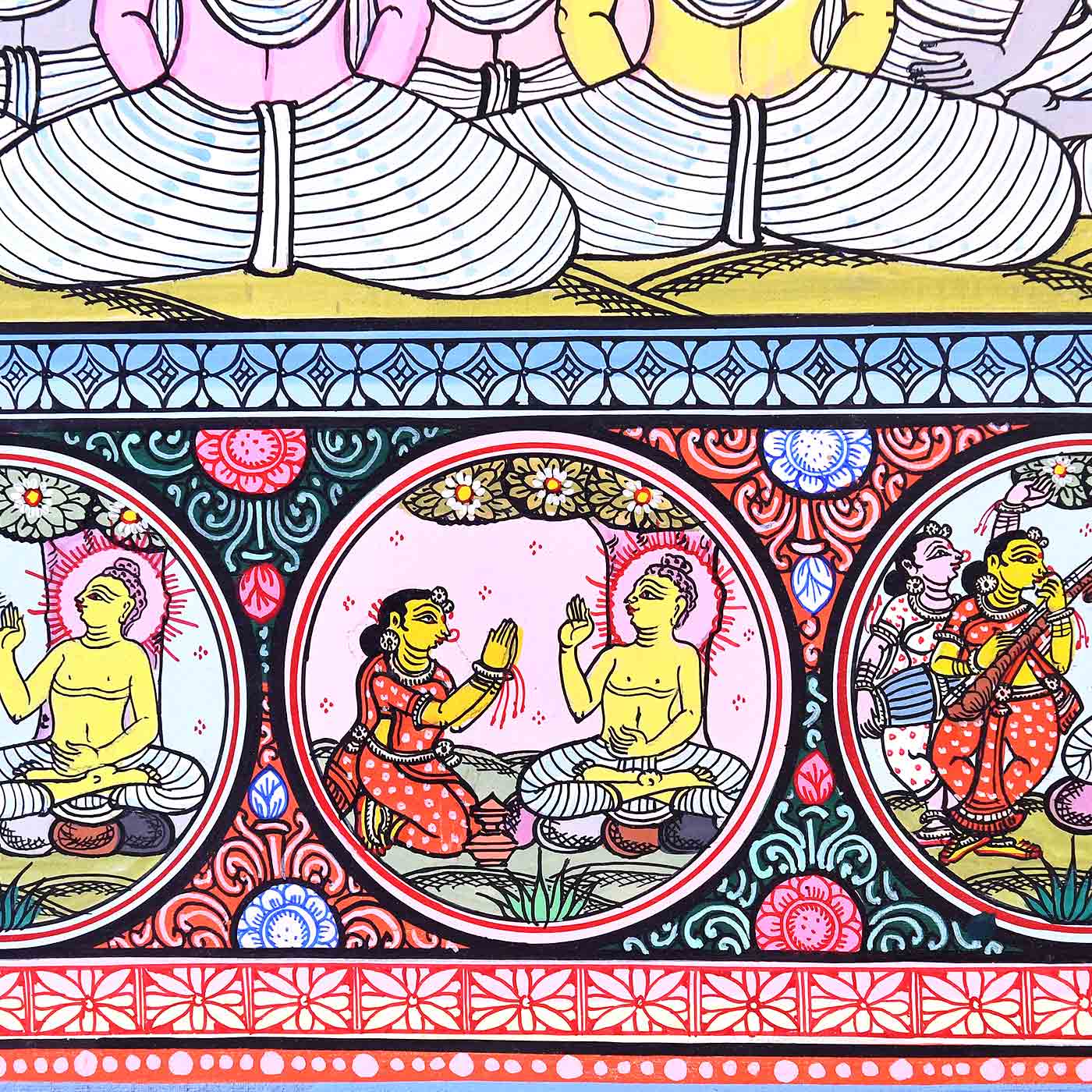 Life Cycle Of Lord Buddha Pattachitra Painting – TOKENZ