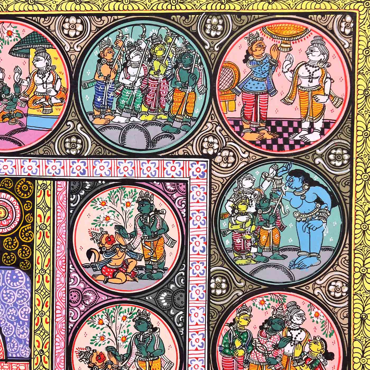 Ramayan Story Pattachitra Painting – TOKENZ