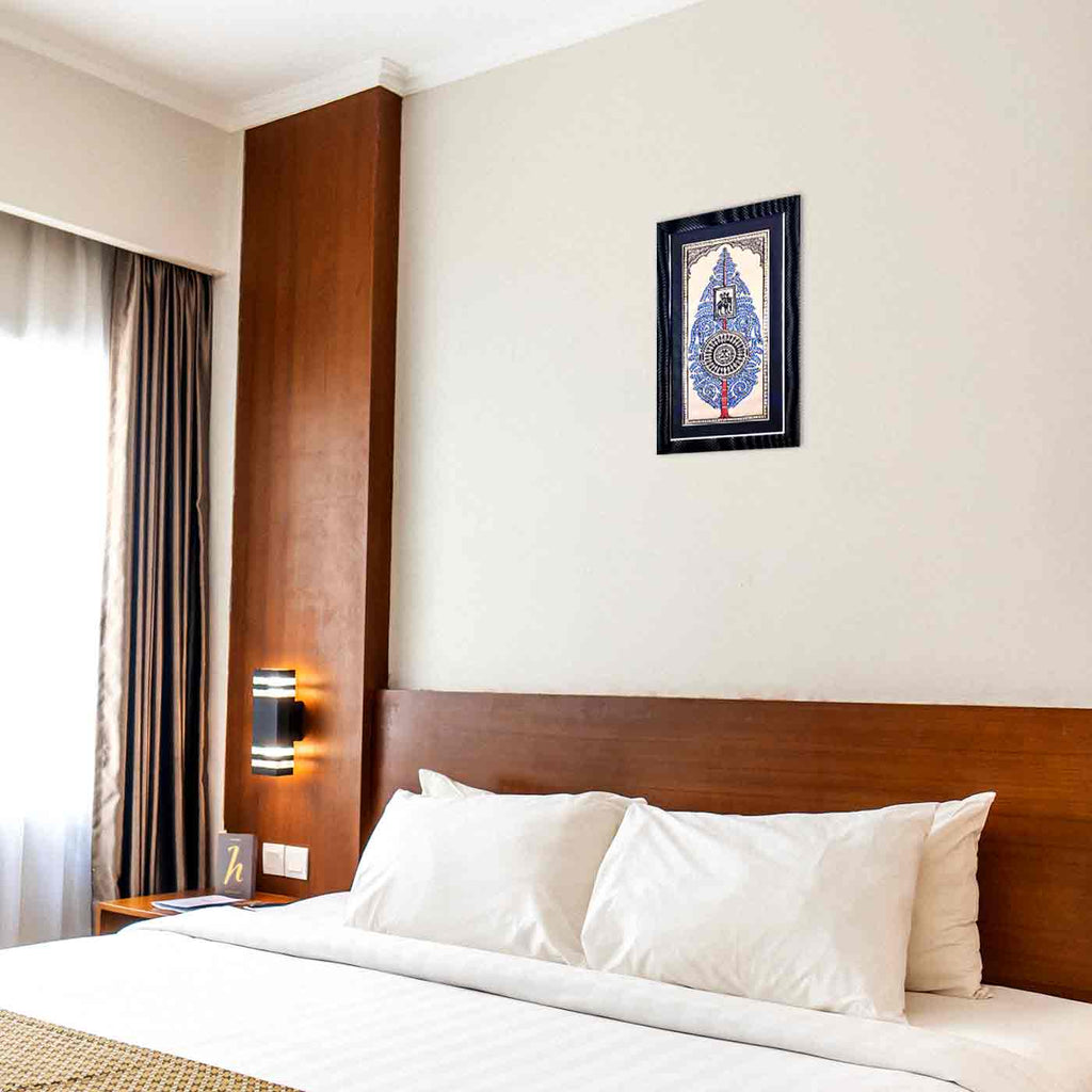 Tussar Silk Painting Of Tree Of Life – TOKENZ